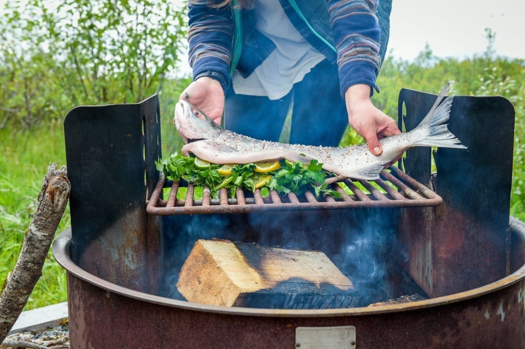 Cooking Salmon on an Open Fire | Wildwood Grilling