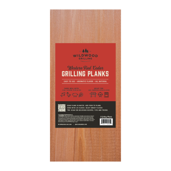 Cedar Grilling Planks (5x11"): 2-Pack | Wildwood Grilling